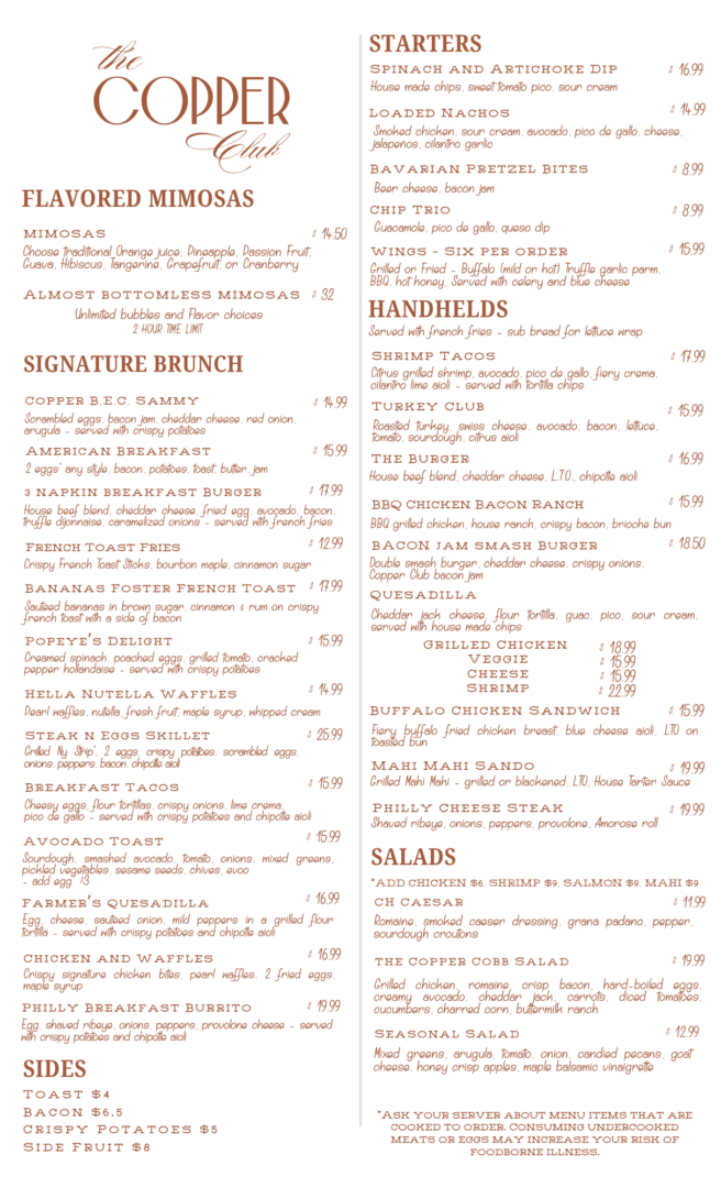 The Copper Club Restaurant - Copper Hills Golf Club